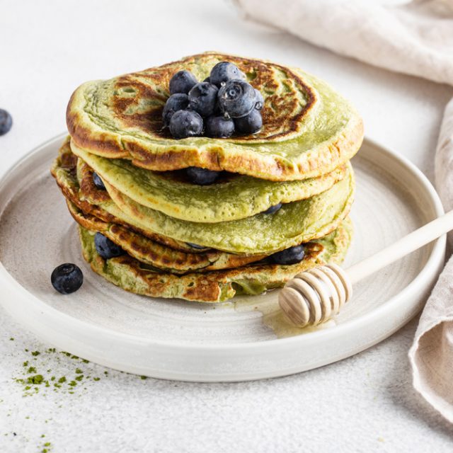 Matcha-Pancakes • Genius Rezeptwelt